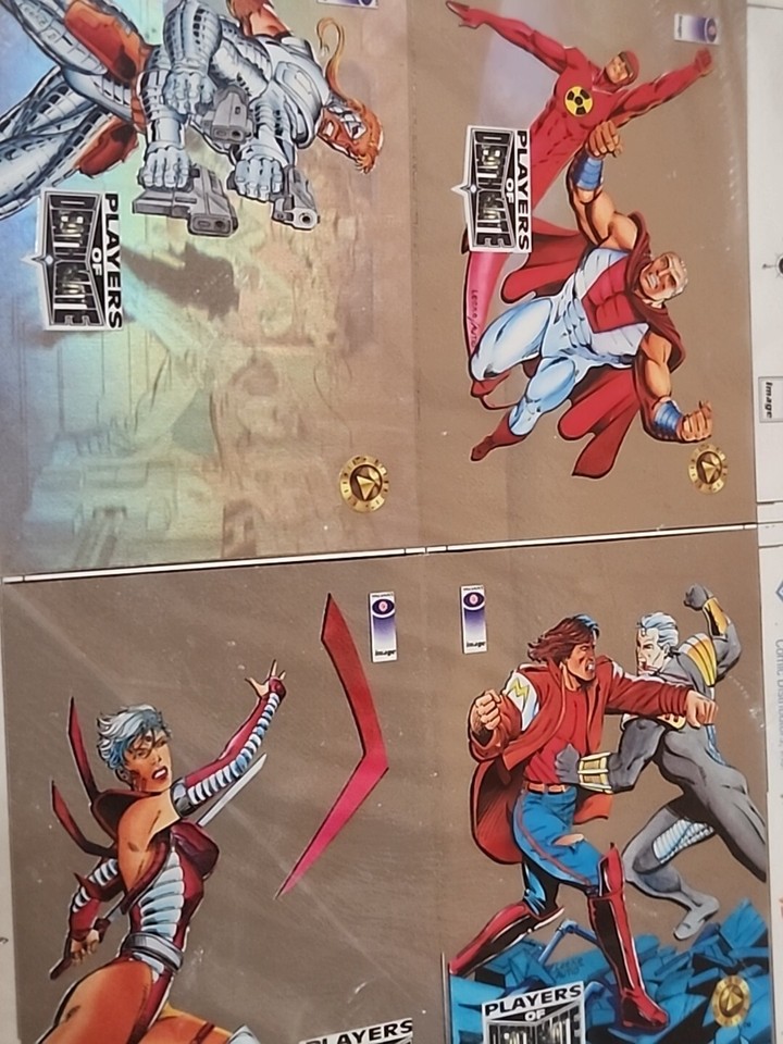 Upper Deck Uncut 1993 Diamond Players of Deathmate Holo Cards Dealer ...