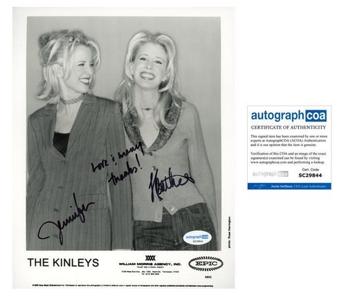 Heather & Jennifer Kinley "The Kinleys" AUTOGRAPHS Signed 8x10 Photo ...