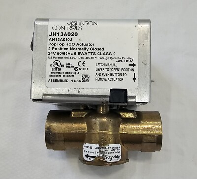 Johnson Control JH13A020 POP TOP HCO ACTUATOR 2 POSITIONS NORMALLY ...