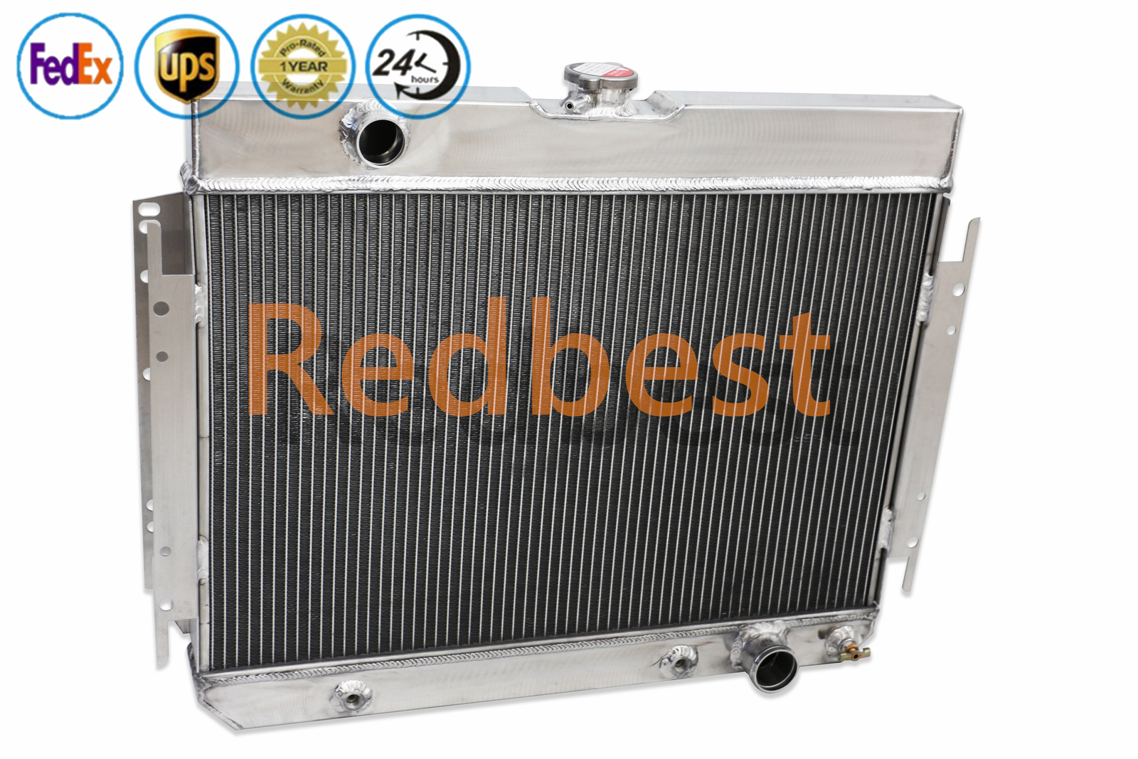 CC289 4 Row Radiator For 1963-68 Chevy Bel Air Caprice Impala El Camino ...