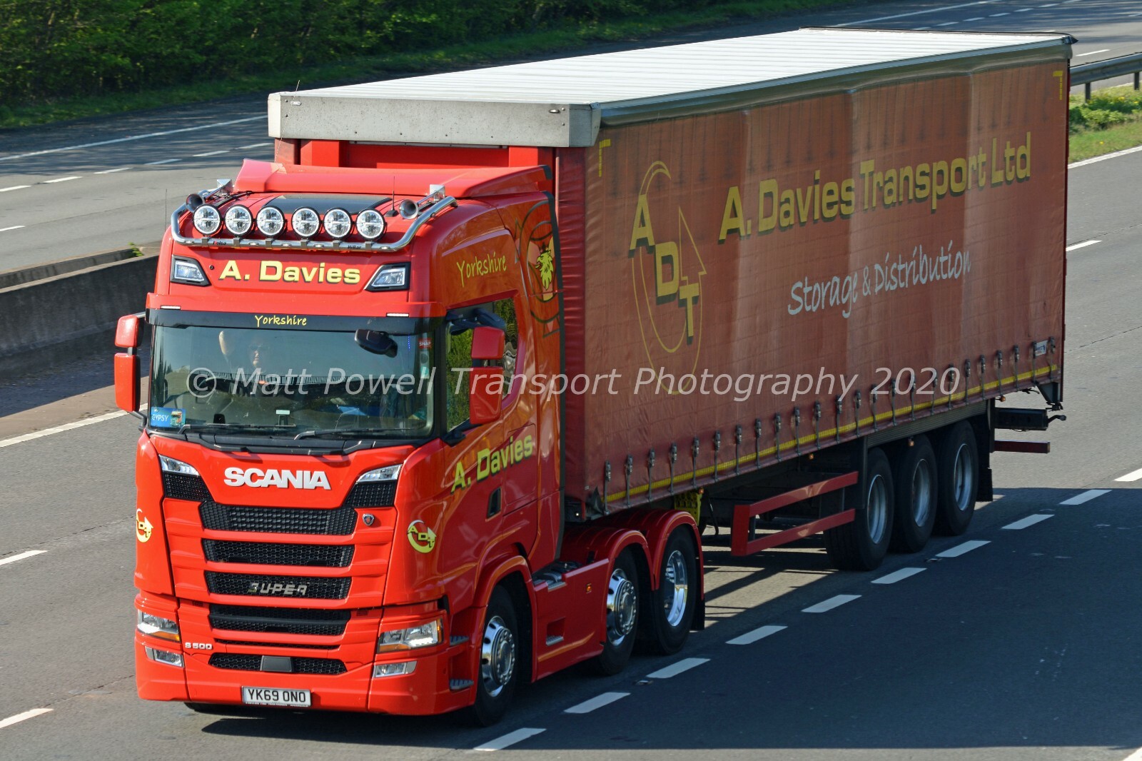 Truck Photo 12x8 - Scania S500 - A. Davis Transport - YK69 ONO | eBay UK