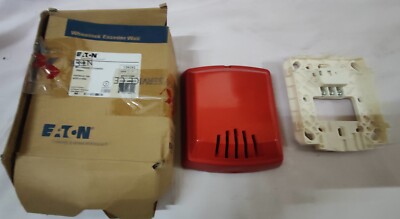 Eaton HNR Wheelock Exceder Horn, Wall, 2W, 12/24 VDC, Red | eBay