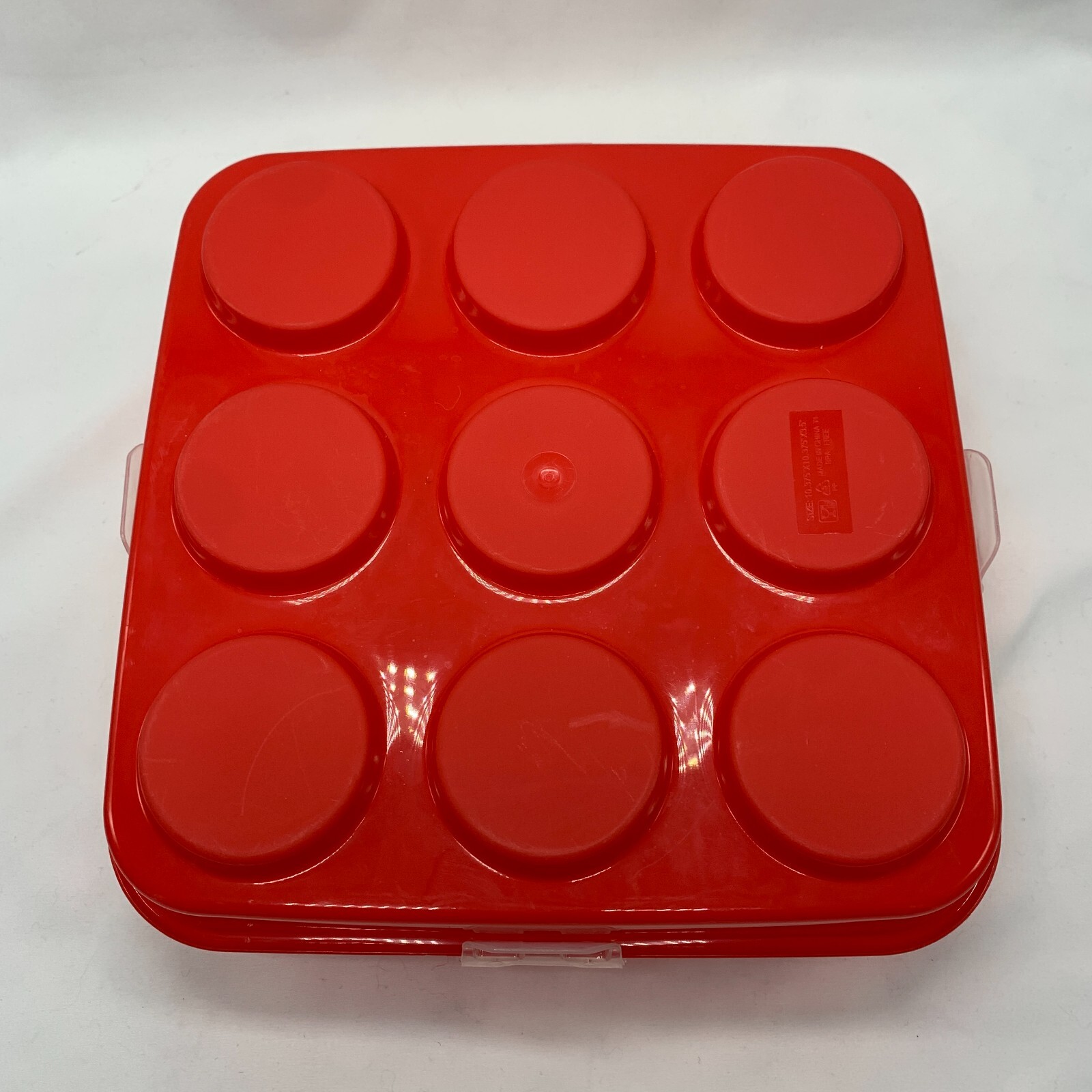 Sure Fresh Cupcake Muffin Carrier- Locking Lid Handle Storage Container ...