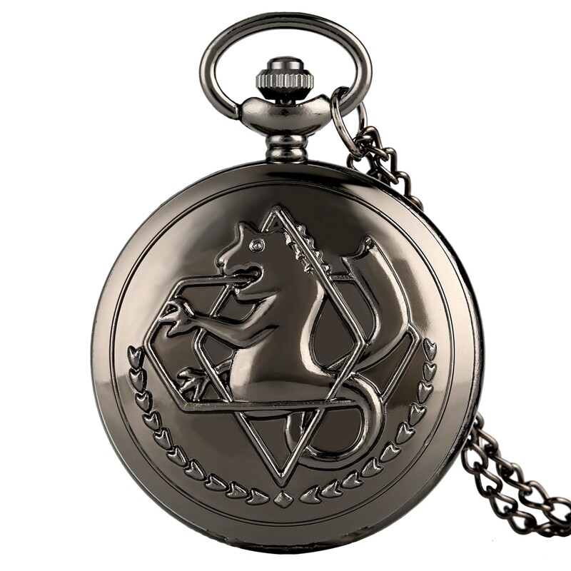 Fullmetal Alchemist Quartz Pocket Watch for Men Women Necklace/Pendant ...
