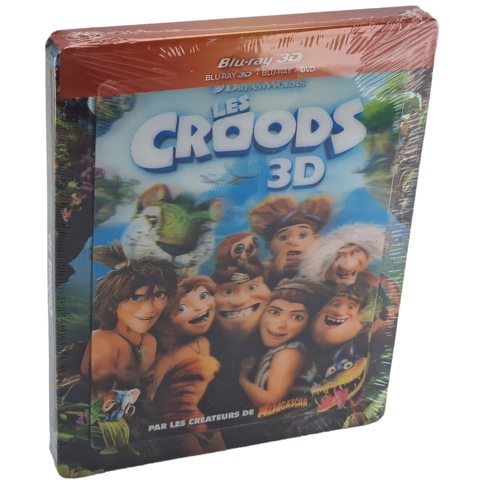 The Croods Blu-ray 3D + 2D + DVD SteelBook Lenticular Limited Edition Zone B | eBay