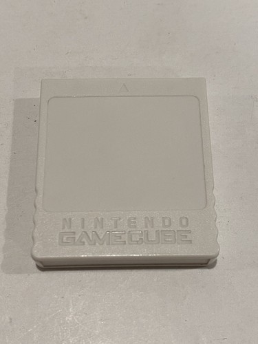 Official Nintendo GameCube Memory Card OEM DOL-020 Authentic 1019 Block ...