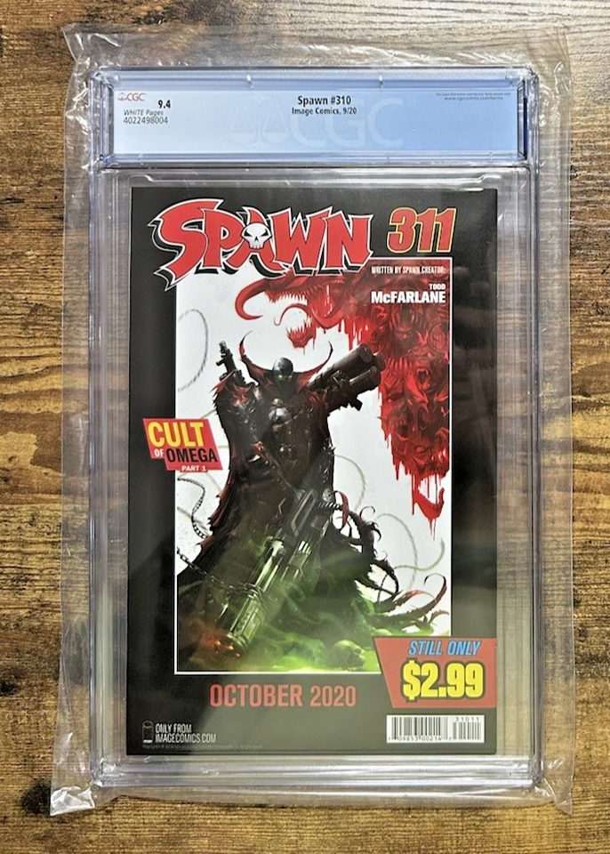 Spawn #310 - Francesco Mattina Cover - Todd McFarlane Art & Story - CGC 9.4 | eBay