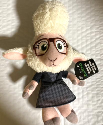 Disney Zootopia Lamb Plush Assistant Mayor Bellwether Sheep 9" With ...