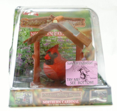 TAKARA Outdoor Breezy Singers : Northern Cardinal Motion-Activated ...