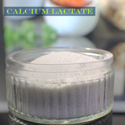 ORGANIC Calcium Lactate Food Grade E327 Best Molecular Cuisine Very ...