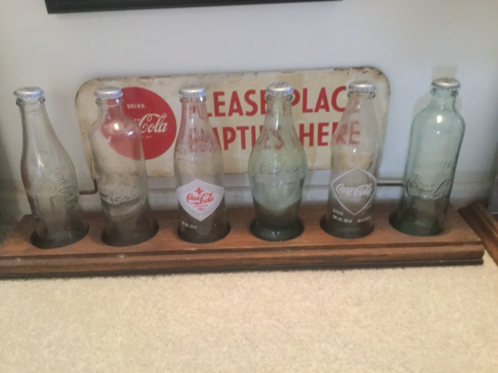RARE Original Coca Cola “Please Place Empties Here” display | eBay