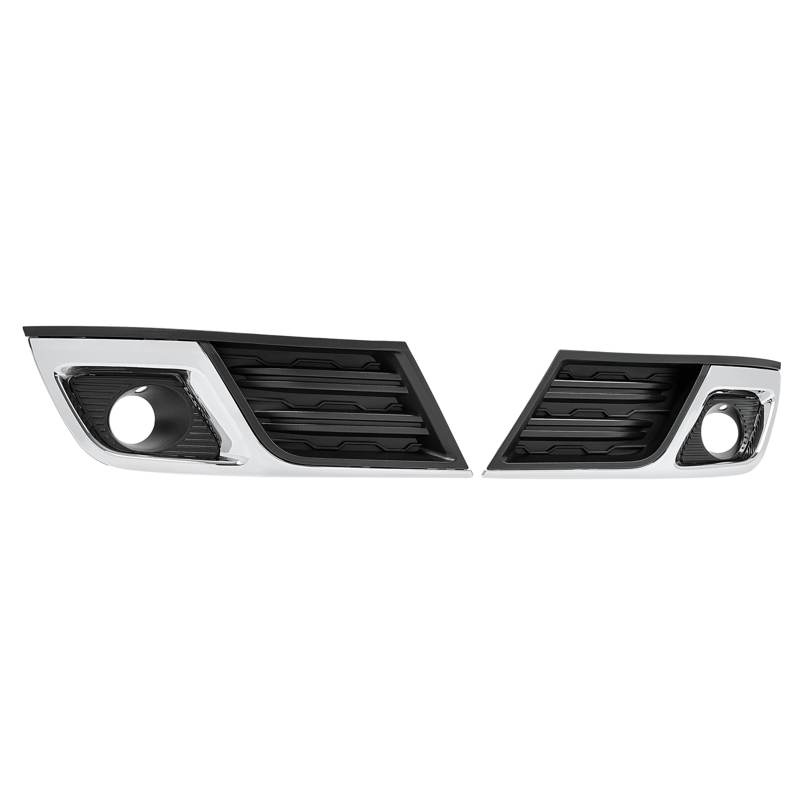 Fog Light Bezels w/ Chrome Trim For 2013-2017 Chevy Traverse GM1038148 ...