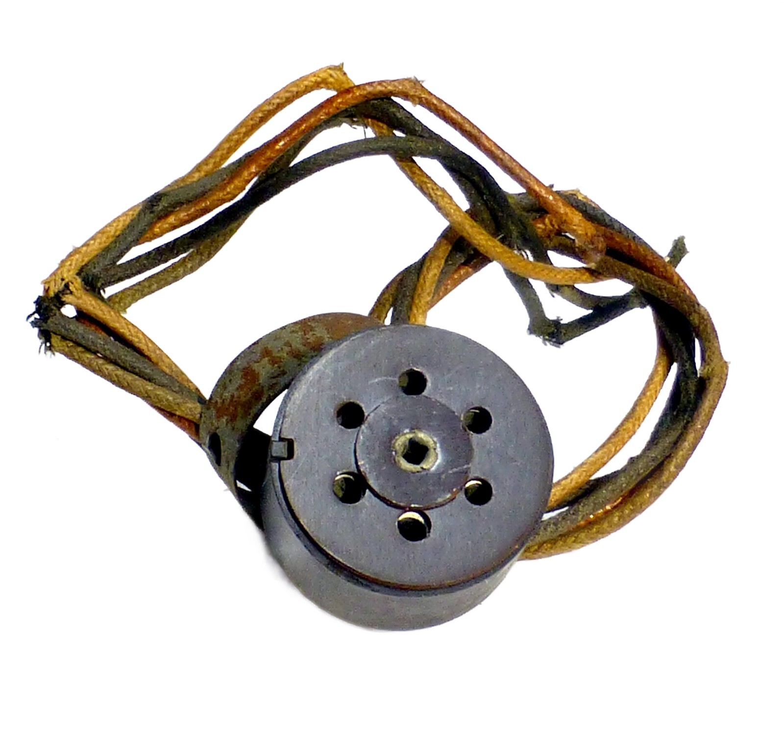 In line 6 pin eye tube socket with mounting clip for antique vintage ...