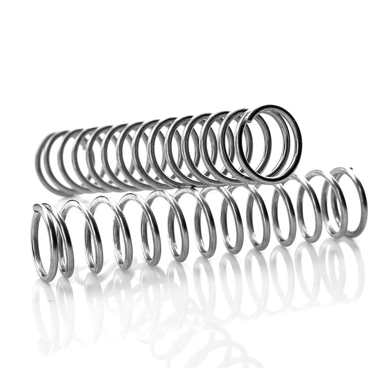 Edelstahl Druckfedern Rückstellfeder Feder d= Ø1mm, Außen Ø6-18mm, L ...