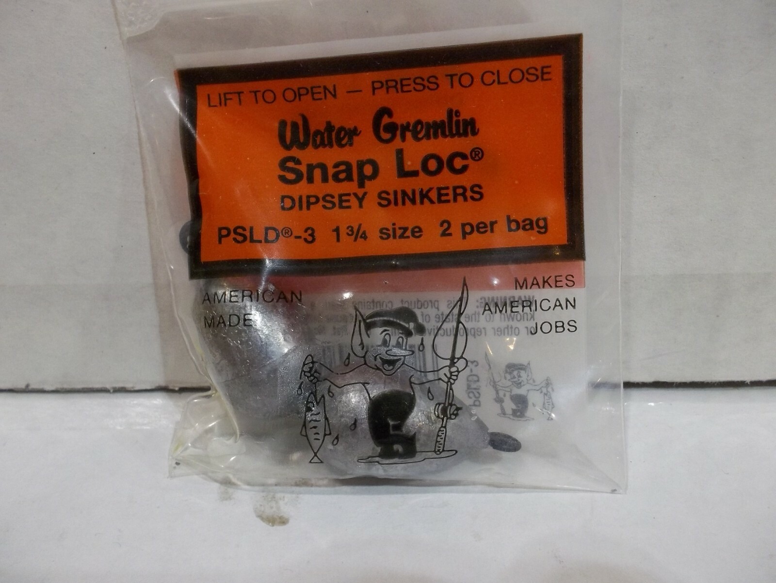 Water Gremlin Snap Loc Dipsey Sinkers 7 for sale online | eBay