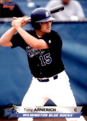 2003 Wilmington Blue Rocks Choice 18 Tony Arnerich Santa Rosa ...