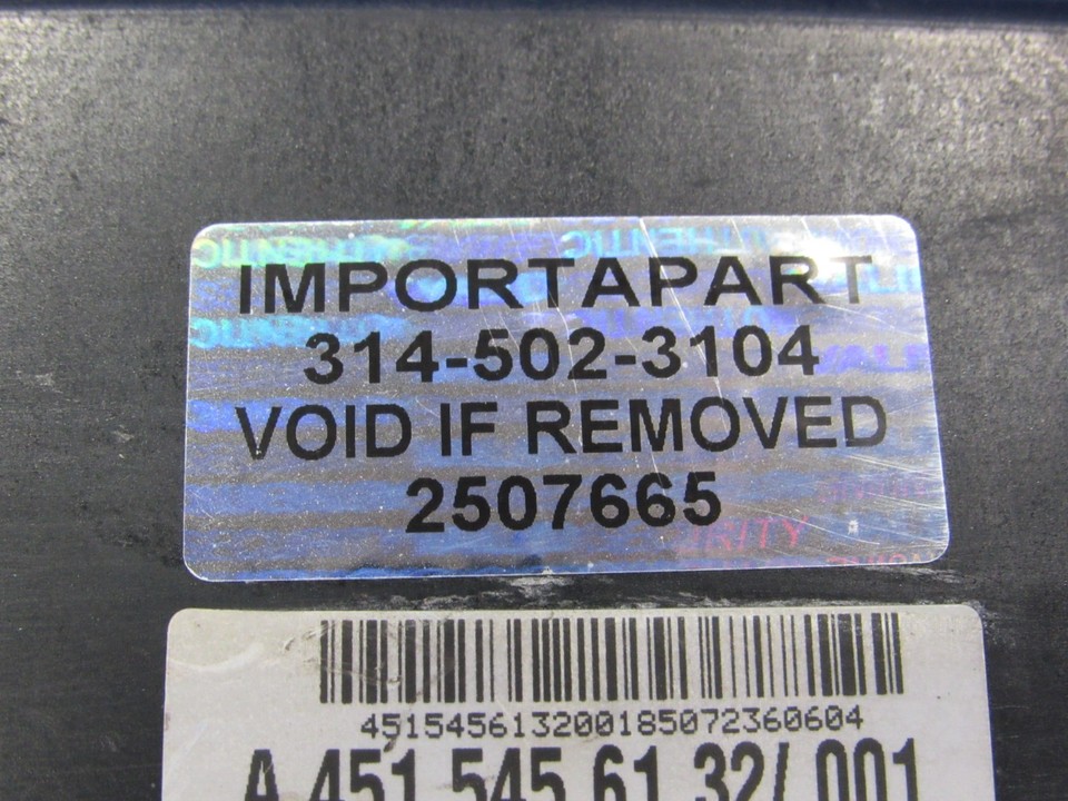 08-15 Smart Fortwo Car W451 TCU TCM Transmission Control Unit 451 545 ...