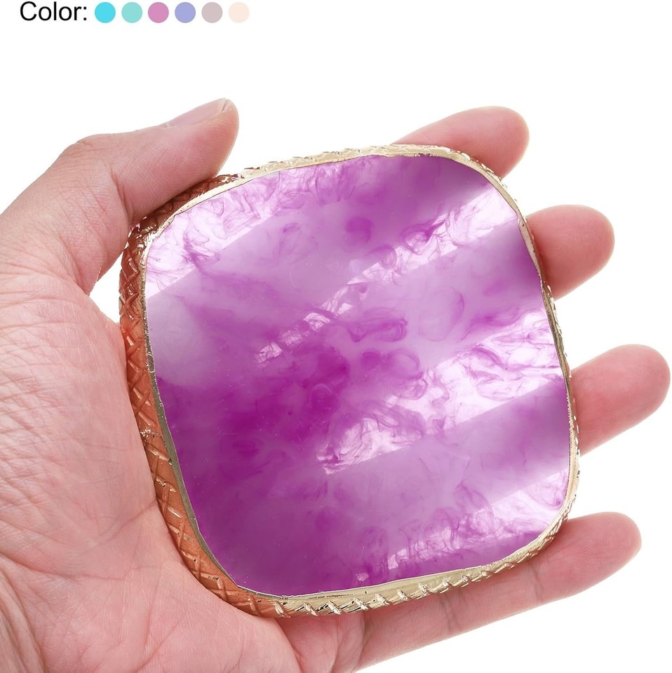 PATIKIL Resin Nail Art Palette, Nail Polish Mixing Palette Square Gel ...