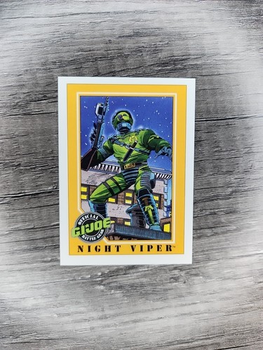 1991 GI Joe Night Viper #82 Hasbro Trading Card | eBay