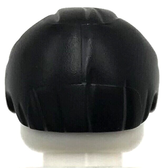 Lego New Black Minifigure Hair Swept Back Widow's Peak Sideburns ...