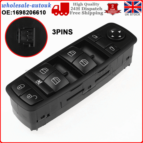 A1698206610 Power Electric Window Switch For Mercedes A B-Class W245 ...