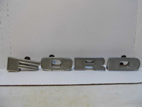 F~O~R~D METAL HOOD LETTERS | eBay