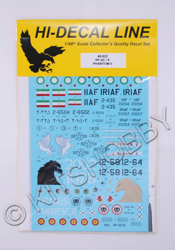 Hi-Decal 1/48 McDonnell Douglas RF-4C / RF-4E Phantom II Decal | eBay
