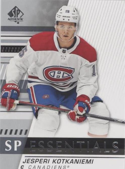 2019-20 SP Authentic - Sp Essentials Jesperi Kotkaniemi #SPE-JK for ...