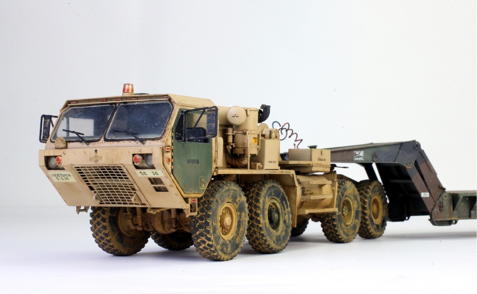 PreSale 1:35 ProBuilt M983A2 HEMTT Tractor with M870A1 Semi Trailer | eBay
