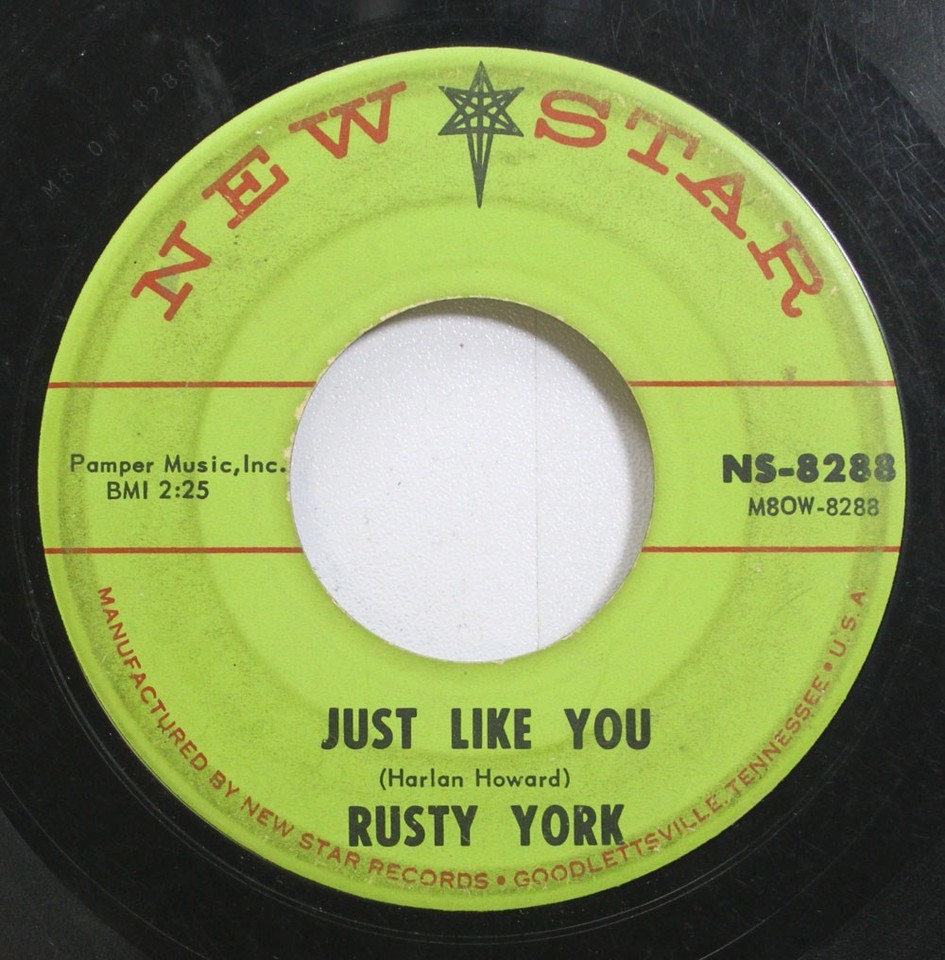 Hear! Rockabilly 45 Rusty York - Thats What I Need / Just Like You On ...