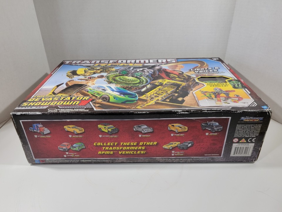 Transformers RPMs Construction Devastator Showdown Race Track Set New ...