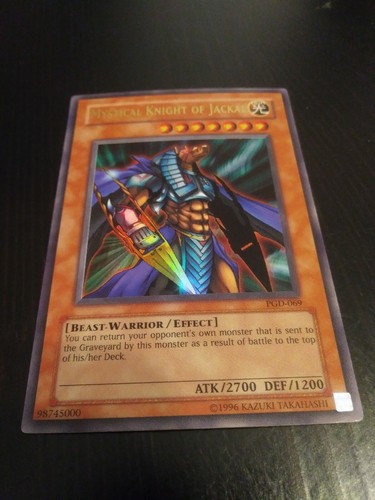 Yu-Gi-Oh! TCG Mystical Knight of Jackal Pharaonic Guardian PGD-069 1st ...