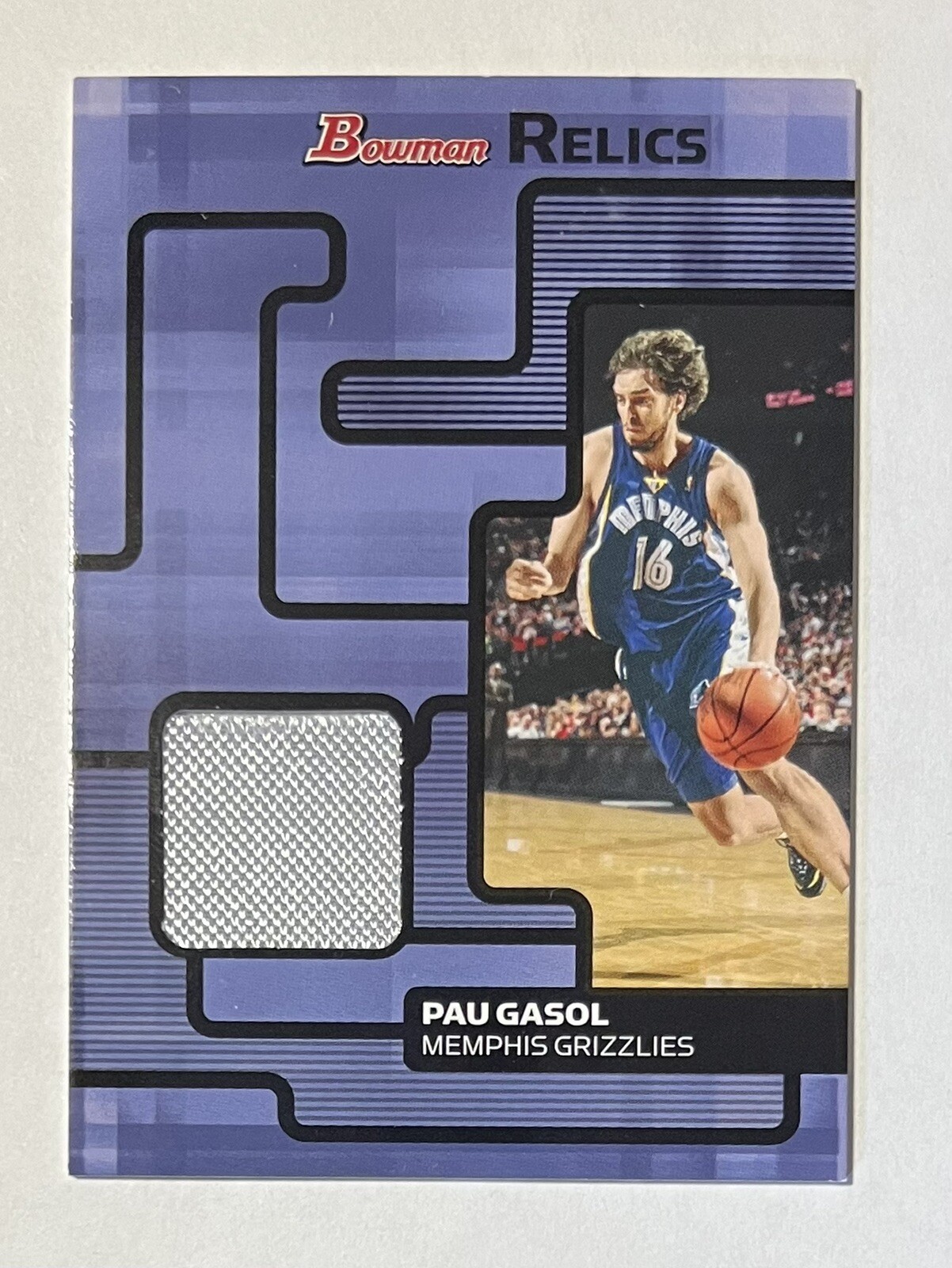 Pau Gasol 2007-08 Topps Bowman Draft Picks Stars RELICS Game Used ...