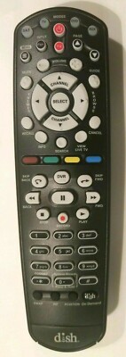 DISH NETWORK 40.0 UHF 2G DVR REMOTE CONTROL Model satellite receiver ...