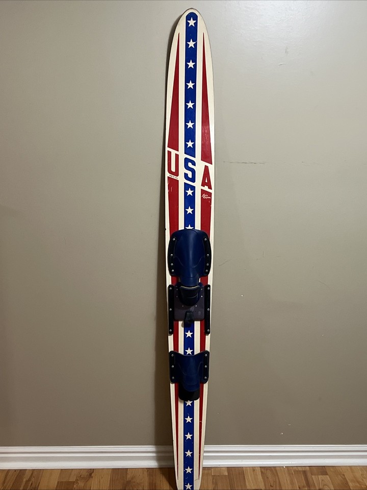 70’s Lake Region Patriotic Red WhiteBlue Stars Stripes Water Ski 66 ...