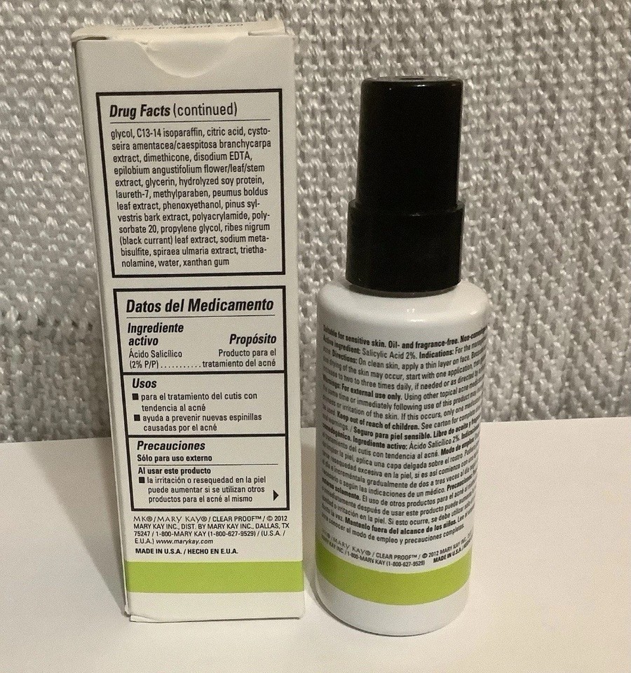 Mary Kay Clear Proof PORE PURIFYING SERUM~Acne Medication ~1.75 oz~Exp ...