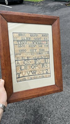 Samplers - Antique Sampler Dated