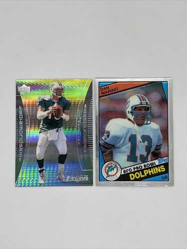 Dan Marino 2 card lot 1999 Black Diamond Skills & 2010 Topps Chrome ...