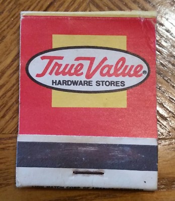 TRUE VALUE HARDWARE STORES*TRU-TEST PAINTS MATCH BOOK* COLLECTABLE ...