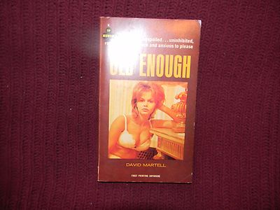 1963 OLD ENOUGH by David Martell Erotic Adult 1st Printing - MIDWOOD F339 | eBay