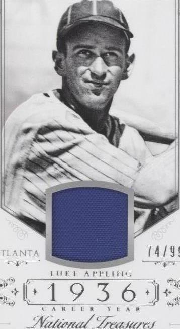 2015 Panini National Treasures - Luke Appling #36 Career Year /99 (MEM ...