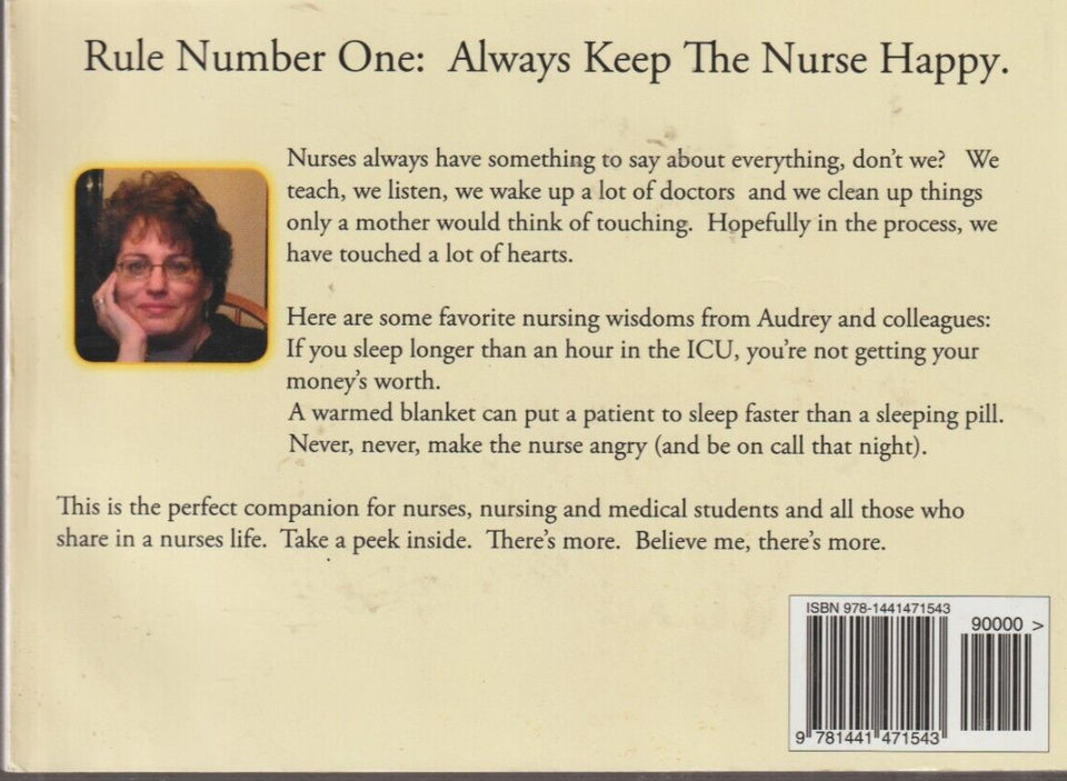 Nursing Wit and Wisdom By Audrey Friedman RN Paperback Very Good ...