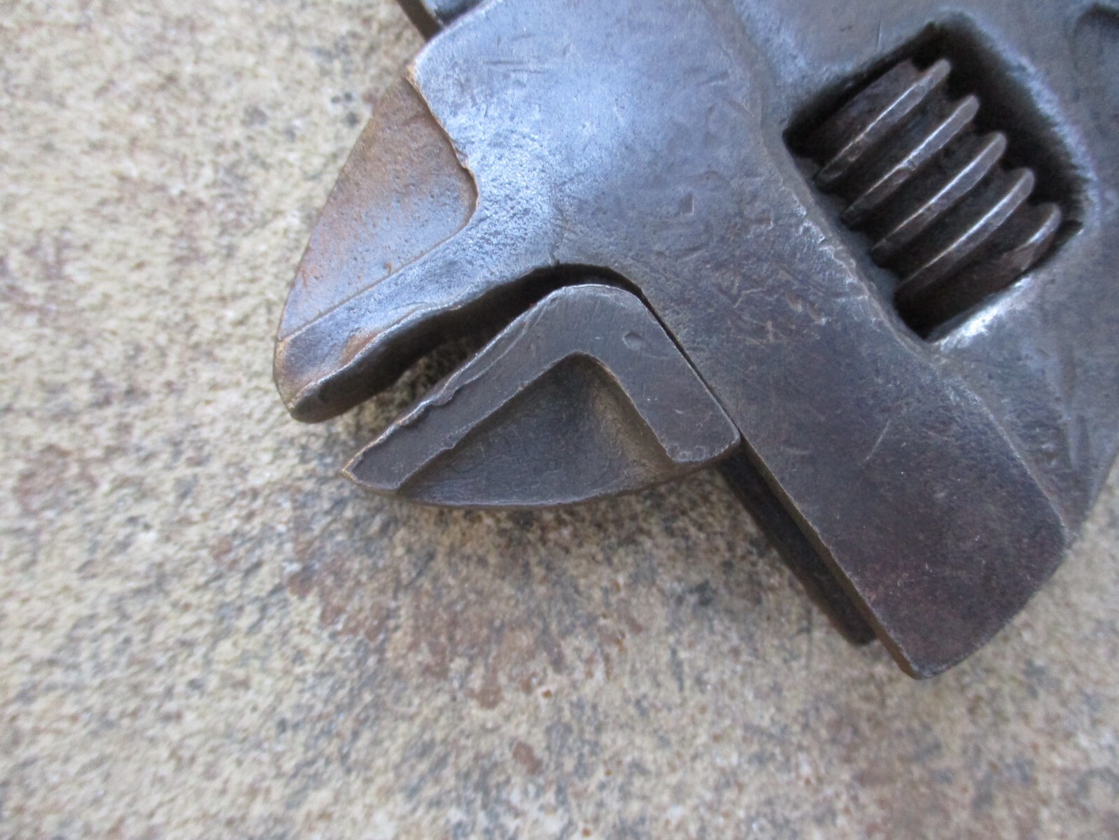 WESTCOTT 8" CURVED HANDLE ADJUSTABLE WRENCH KEYSTONE MFG MADE IN USA ...