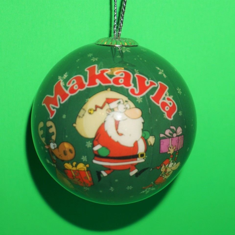 Christmas Ornament Ball Personalized The Name People Many Colors Pick ...