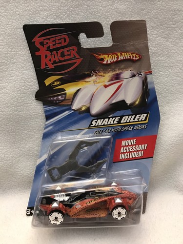 Hot Wheels~"Speed Racer"~Movie~Snake Oiler Race Car~With Spear Hooks ...