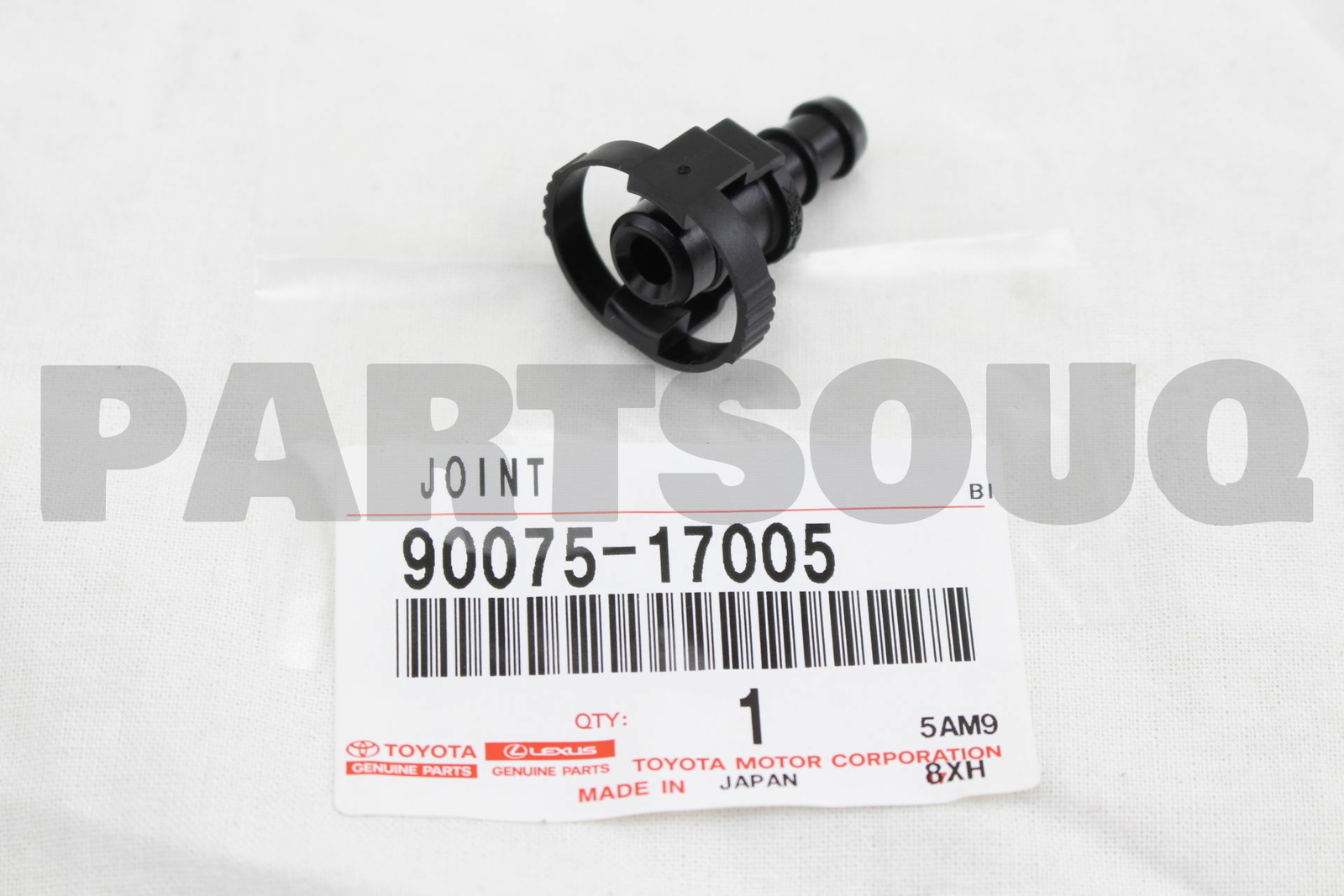 9007517005 Genuine Toyota JOINT, HEADLAMP CLEANER HOSE, NO.1 90075 ...