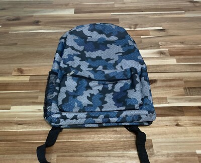 Blue and Gray camo backpack | eBay