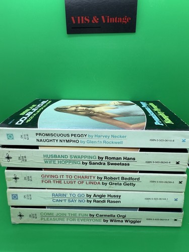 Vintage 70’s-80’s Beeline Double Novel Lot x5 - Adult Paperback Erotic ...
