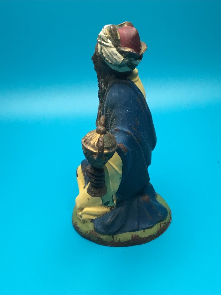 Vintage Italy Depose Fontanini Wise Man Magi #5 Spider Mark Christmas ...