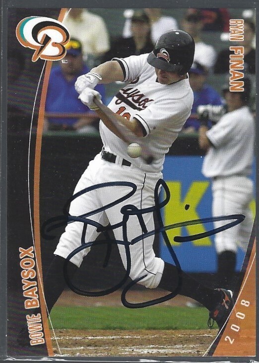 2008 Grandstand Bowie Baysox Ryan Finan IP autograph signed card | eBay